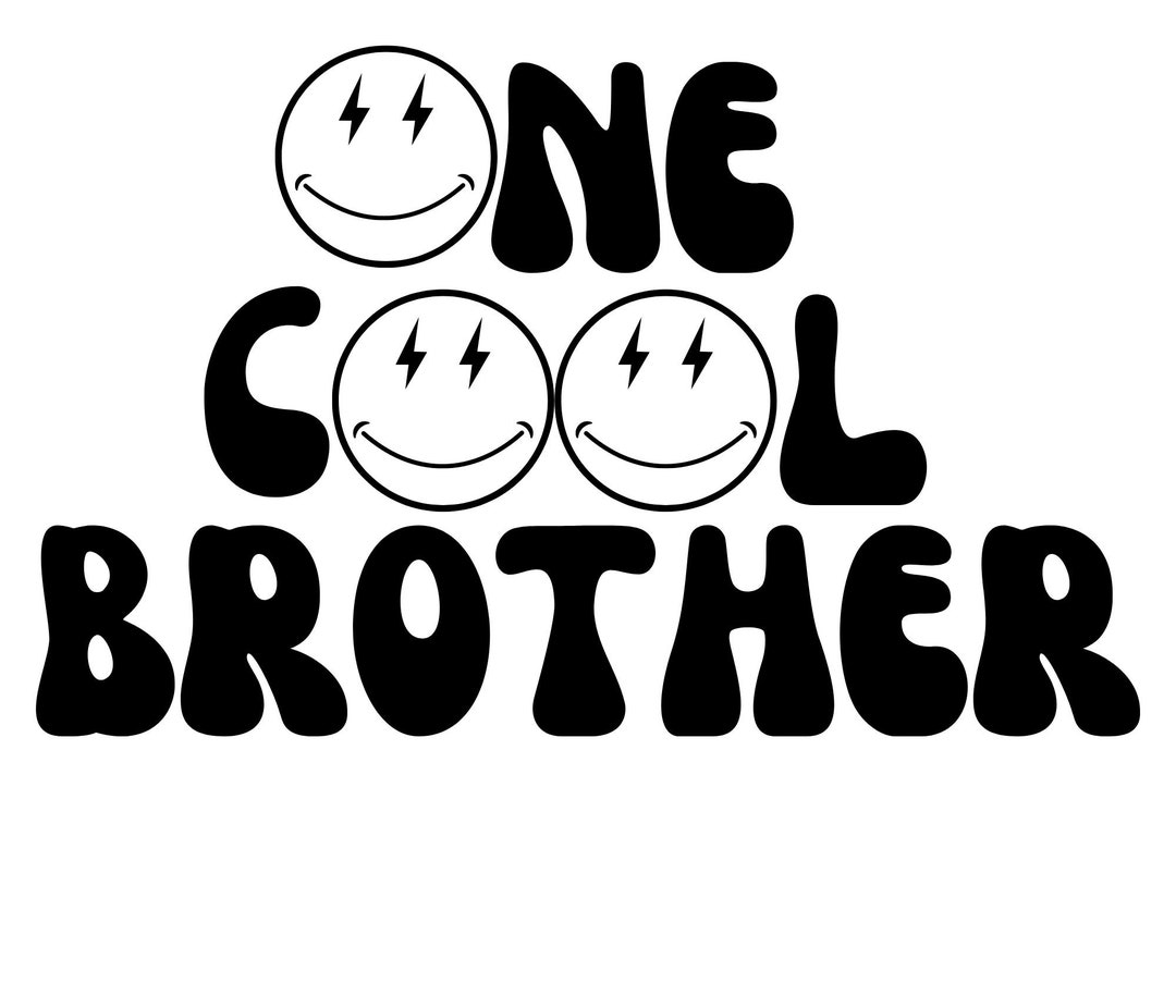 One Cool Brother SVG, PNG, JPG - Etsy