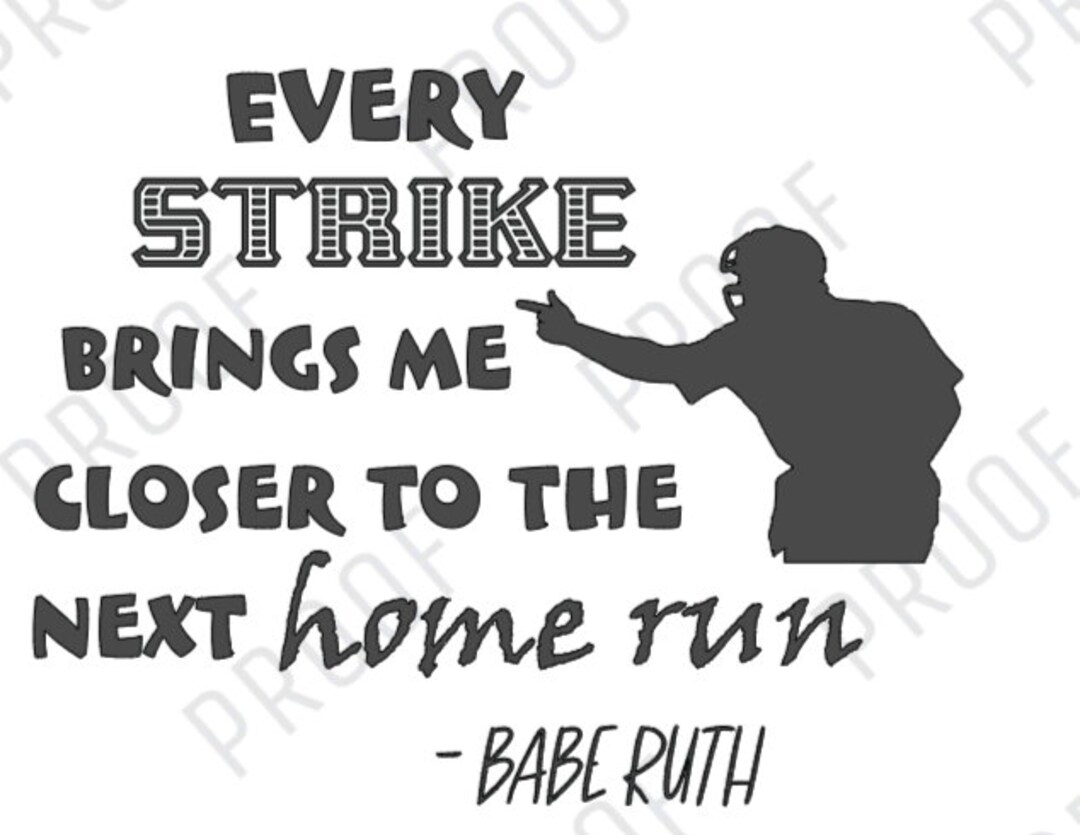 Baseball // Game Day // Swag // Babe Ruth // SVG // Cricut // Instant ...