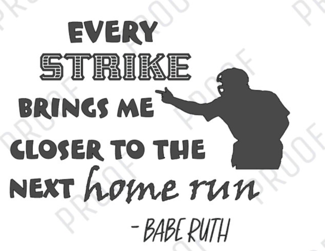 Baseball // Game Day // Swag // Babe Ruth // SVG // Cricut // Instant ...