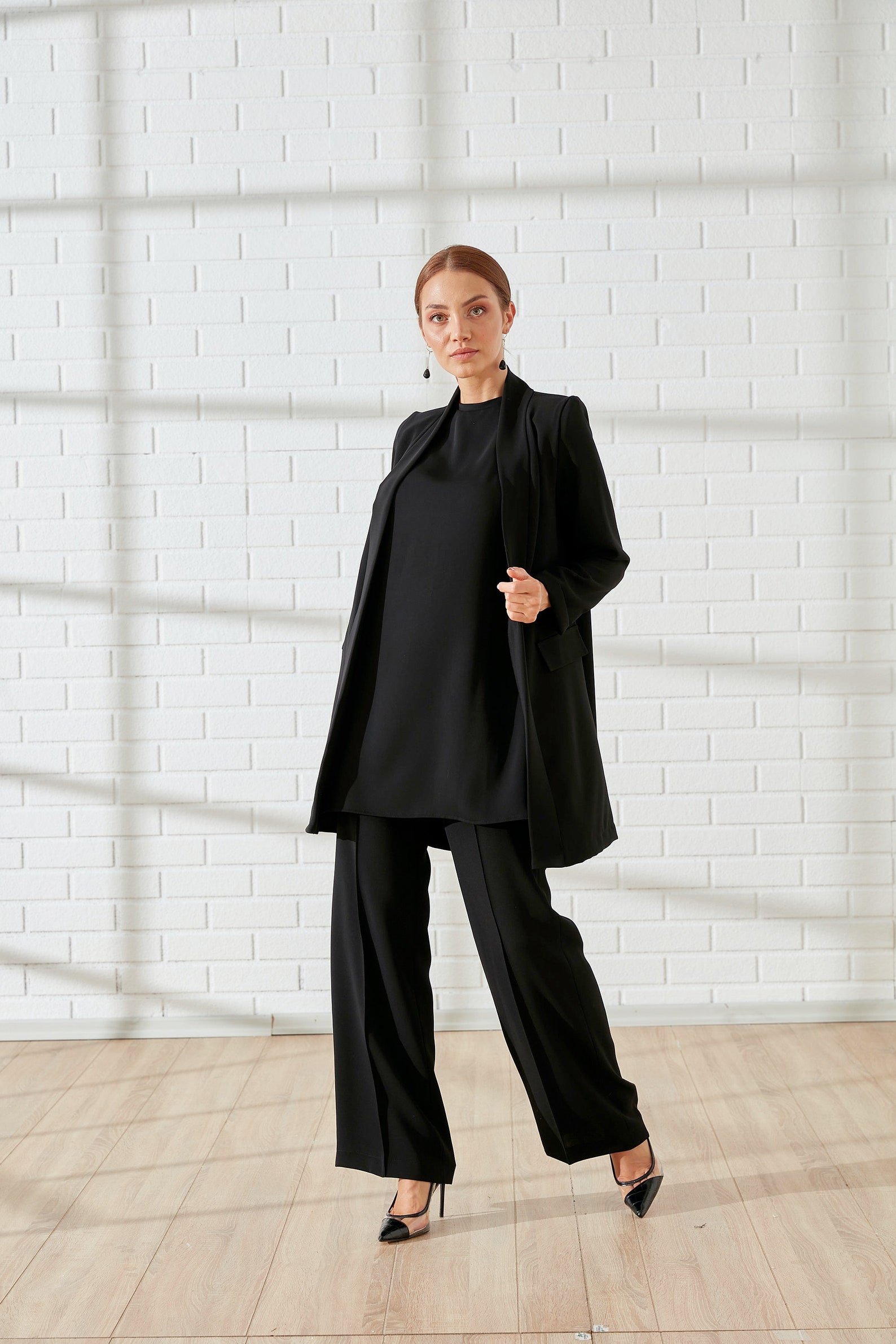 Black 3 Piece Suit | Womens Pant Suit | Womens Power Suit Set - Etsy