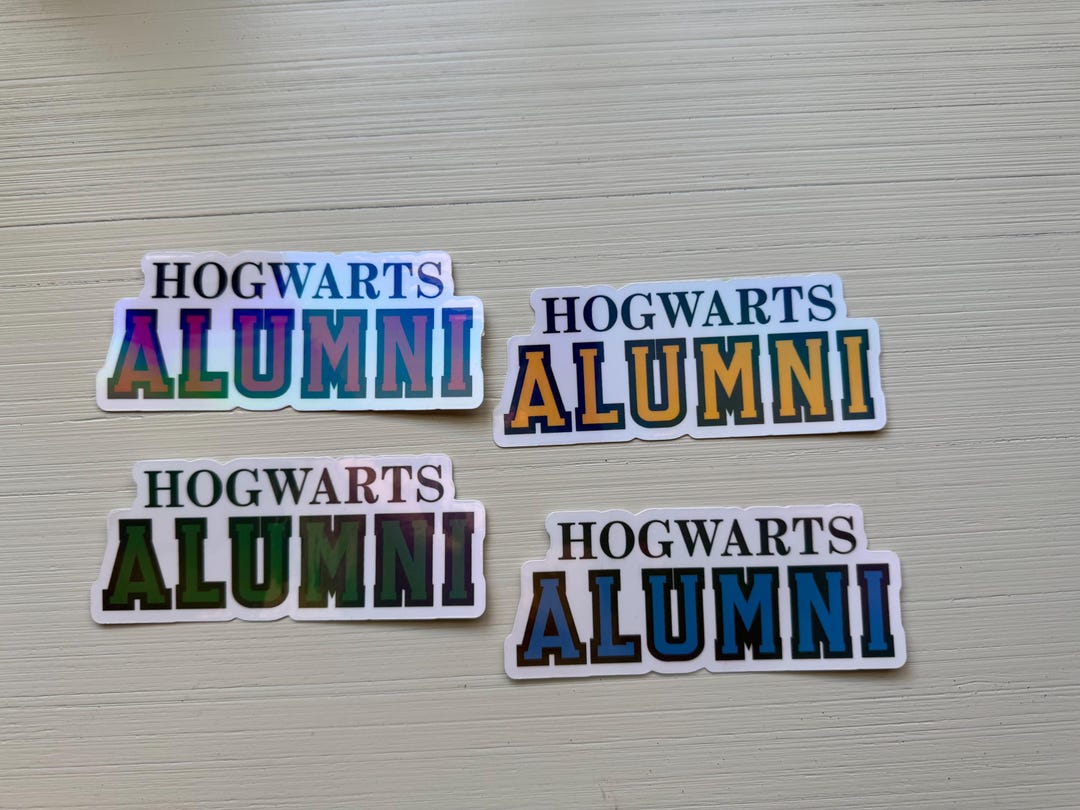 Hogwarts Alumni Stickers, Hogwarts Stickers, Kindle Stickers, Wizardry ...
