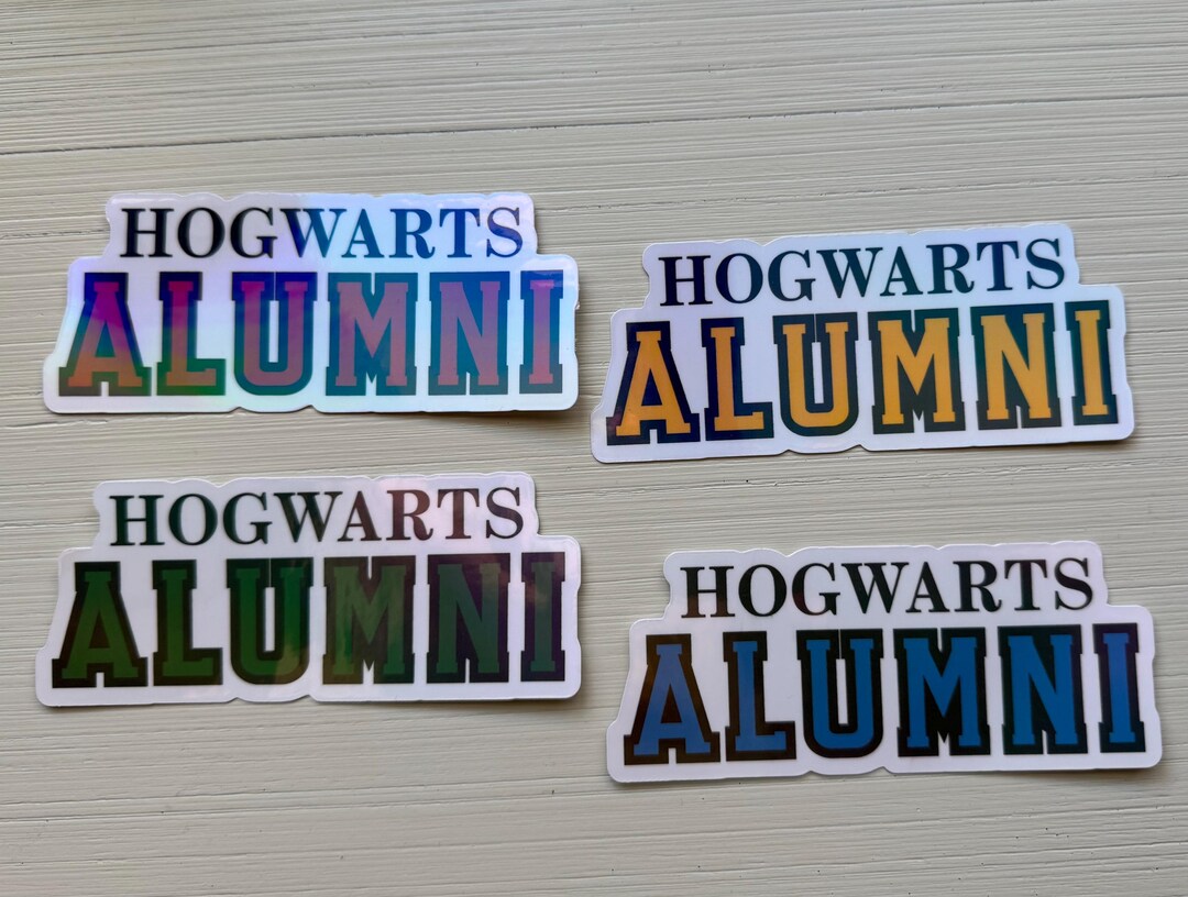 Hogwarts Alumni Stickers, Hogwarts House Stickers, Kindle Stickers ...