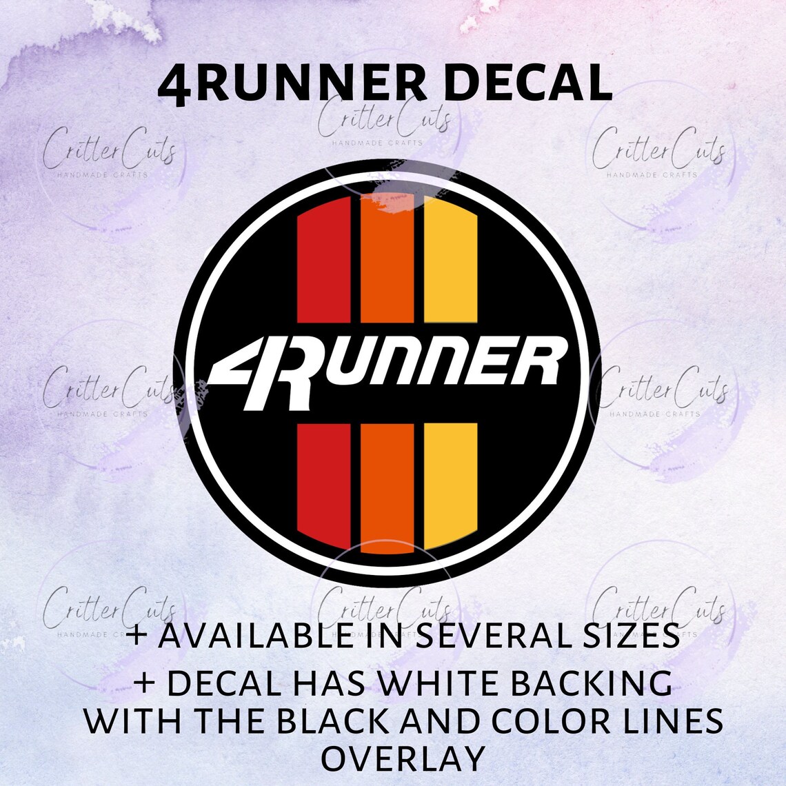 4runner Decal Vintage 4runner Sticker Old School 4runner - Etsy