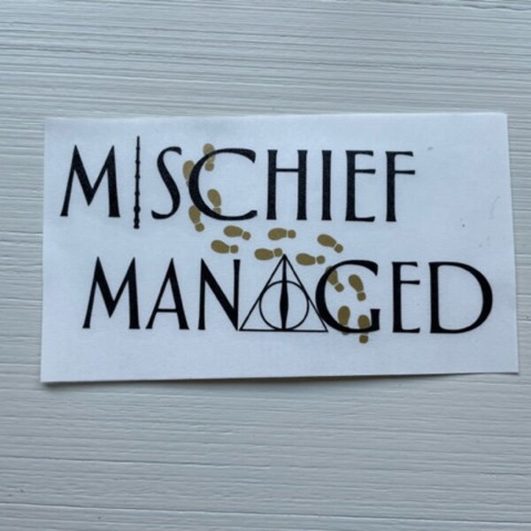 Mischief Managed - Etsy
