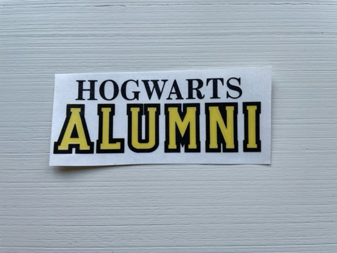 Hogwarts Alumni Decal, Harry Potter Sticker, Hogwarts House Sticker ...