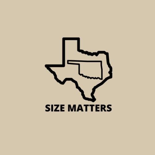 UT Vs OU Size Matters Outline Svg & Png - Etsy