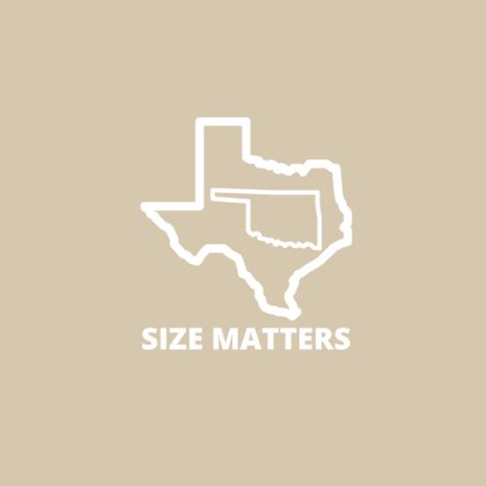 UT Vs OU Size Matters Outline Svg & Png - Etsy