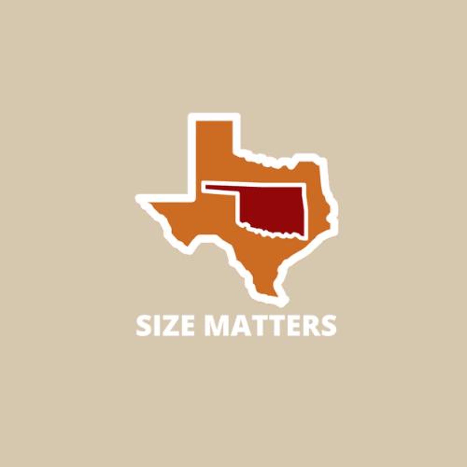 UT Vs OU Size Matters Svg & Png - Etsy