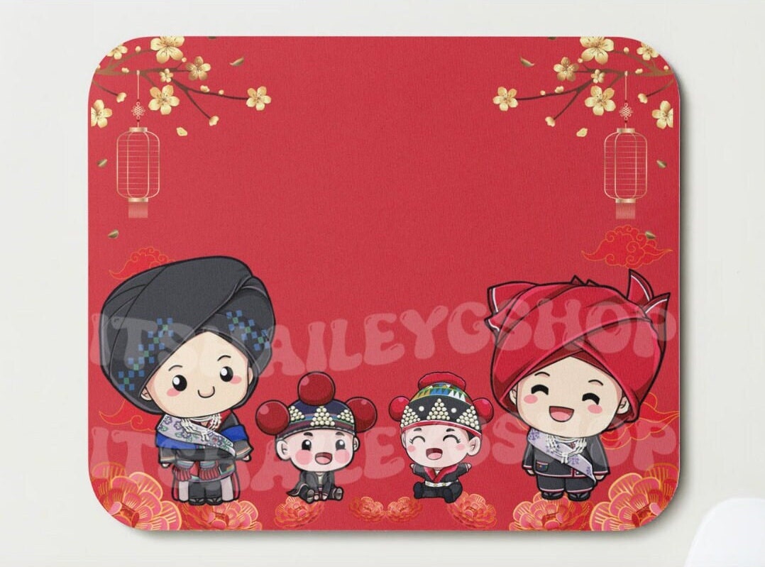 Chibi Iu-mien Mouse Pad Office Decor Desk Accessories - Etsy
