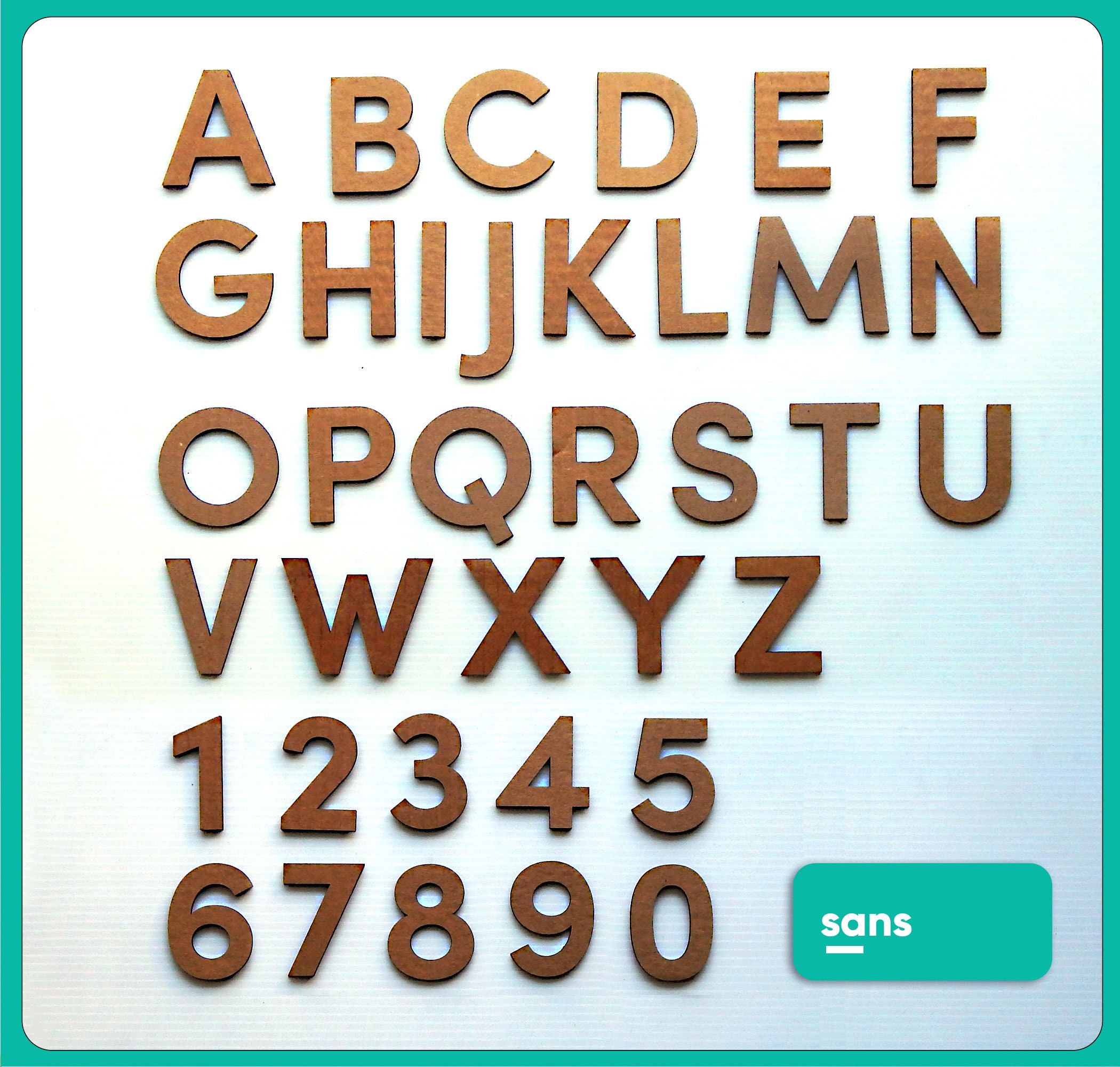 Cardboard Letter or Number | Cheap Letters or Numbers - Etsy
