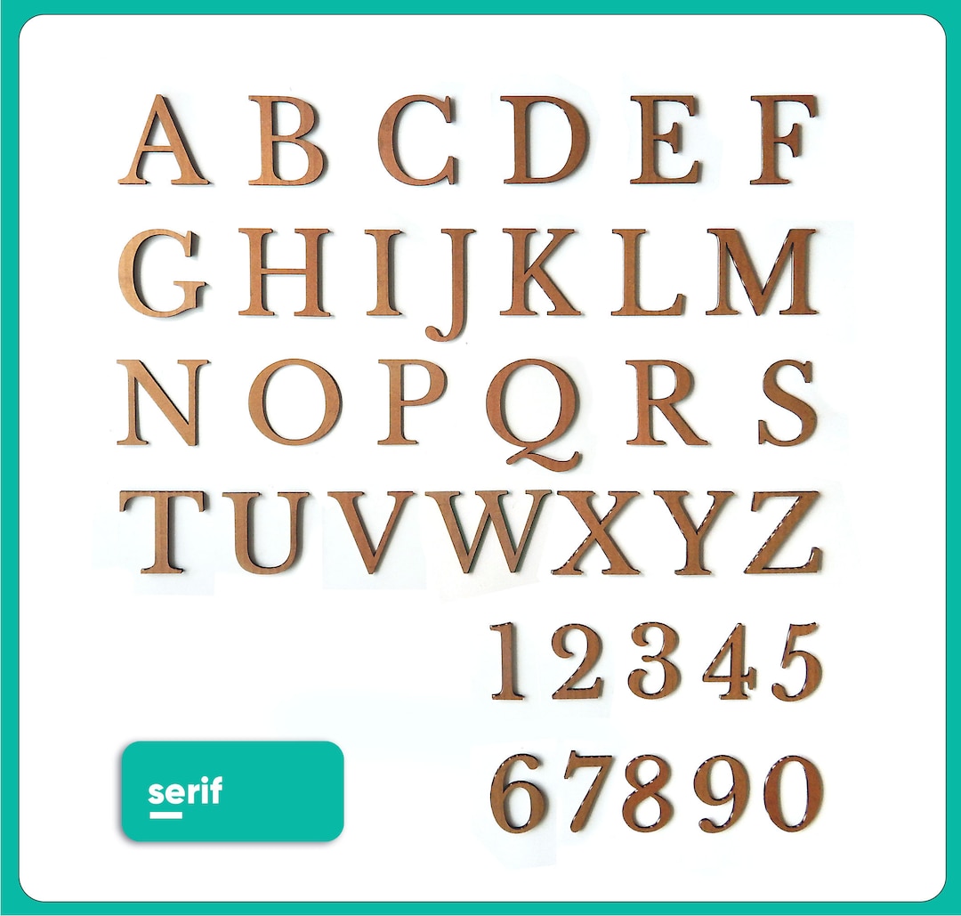 Cardboard Letter or Number | Cheap Letters or Numbers - Etsy
