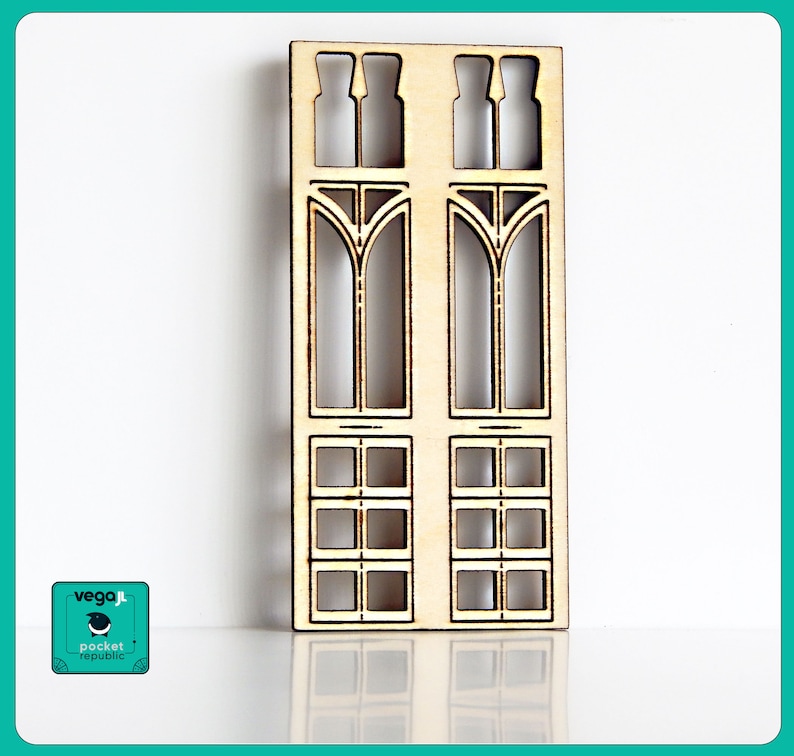 Unfinished 1:24 Scale Wood Dollhouse, Diorama, Bird House Miniature ...