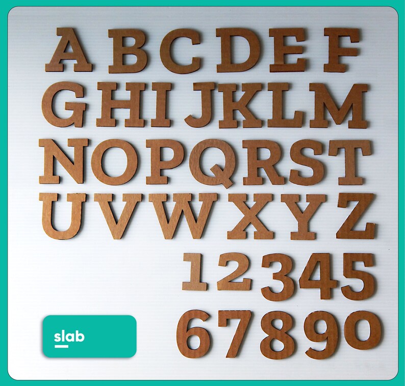 Cardboard Letter or Number | Cheap Letters or Numbers - Etsy