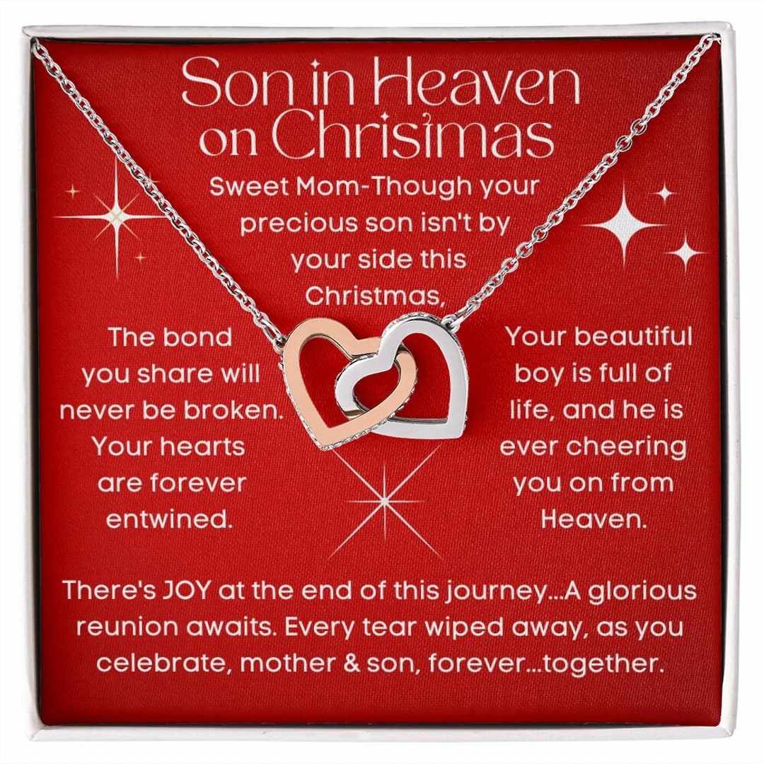 Son In Heaven For Christmas Memorial Heart Necklace Etsy son-in-heaven-for-christmas-memorial-heart-necklace-etsy