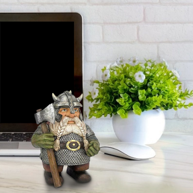 Viking Victor Norse Dwarf Garden Gnome Statue, Yard Gnome - Etsy