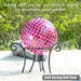 Gazing Ball, Glass Mosaic Gazing Balls Sphere for Garden Lawn Outdoor ...