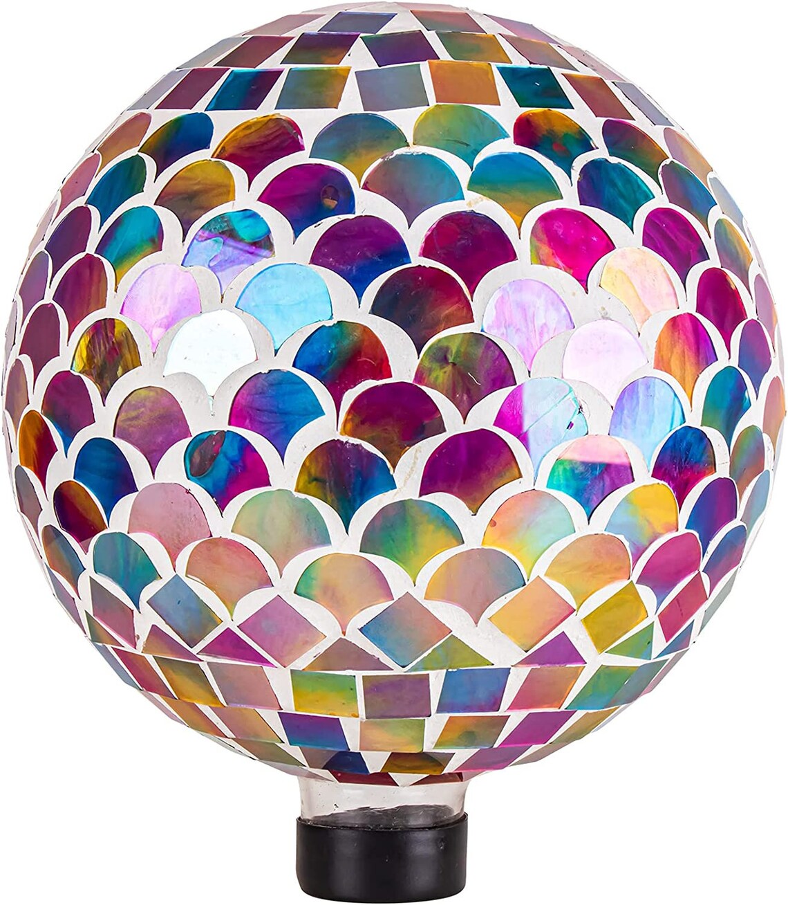 Gazing Ball, Glass Mosaic Gazing Ball Sphere for Garden, Outdoor ...