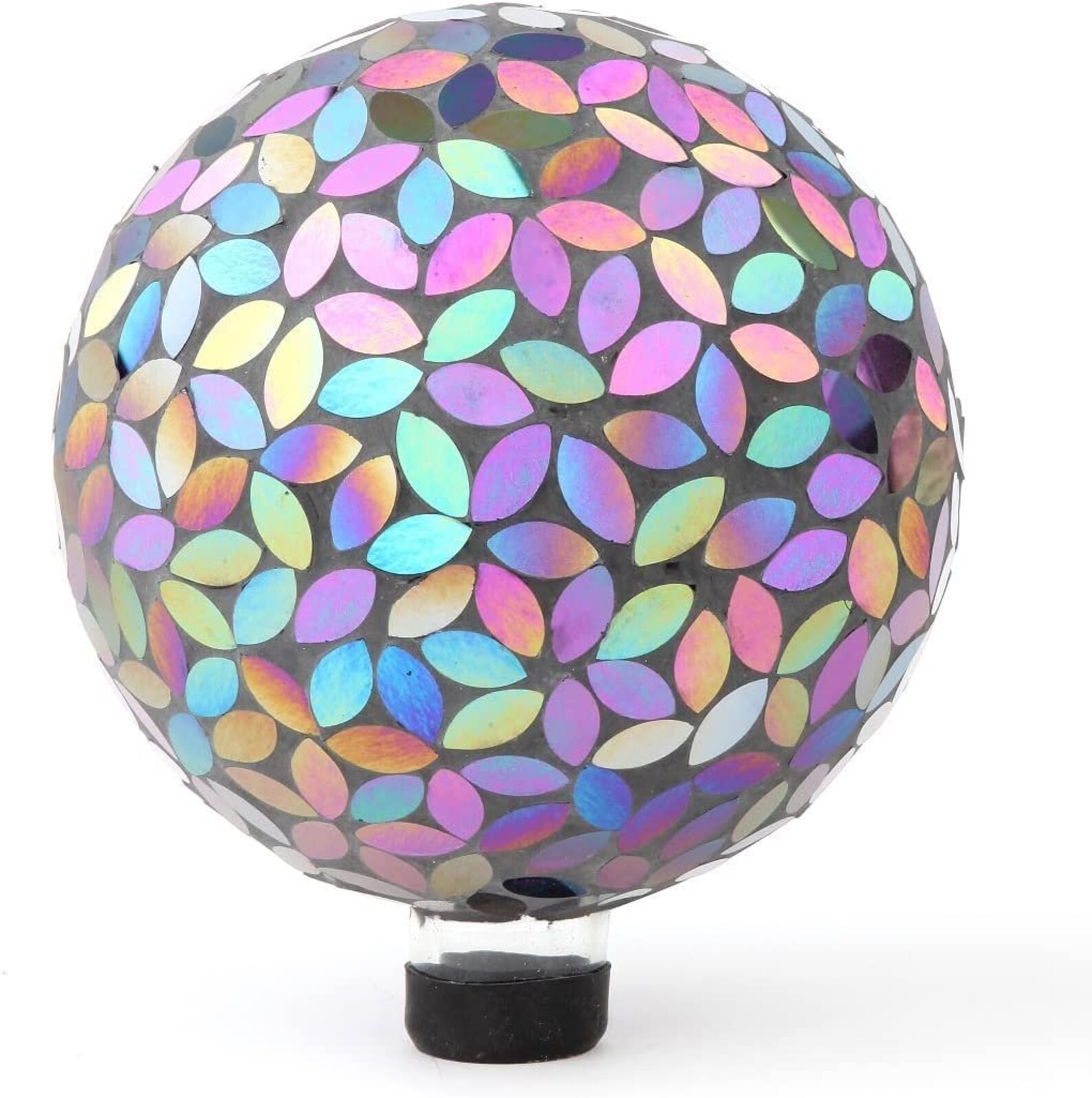 Gazing Ball, Glass Mosaic Gazing Balls Sphere for Garden Lawn Outdoor ...