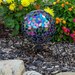 Gazing Ball, Glass Mosaic Gazing Balls Sphere for Garden Lawn Outdoor ...