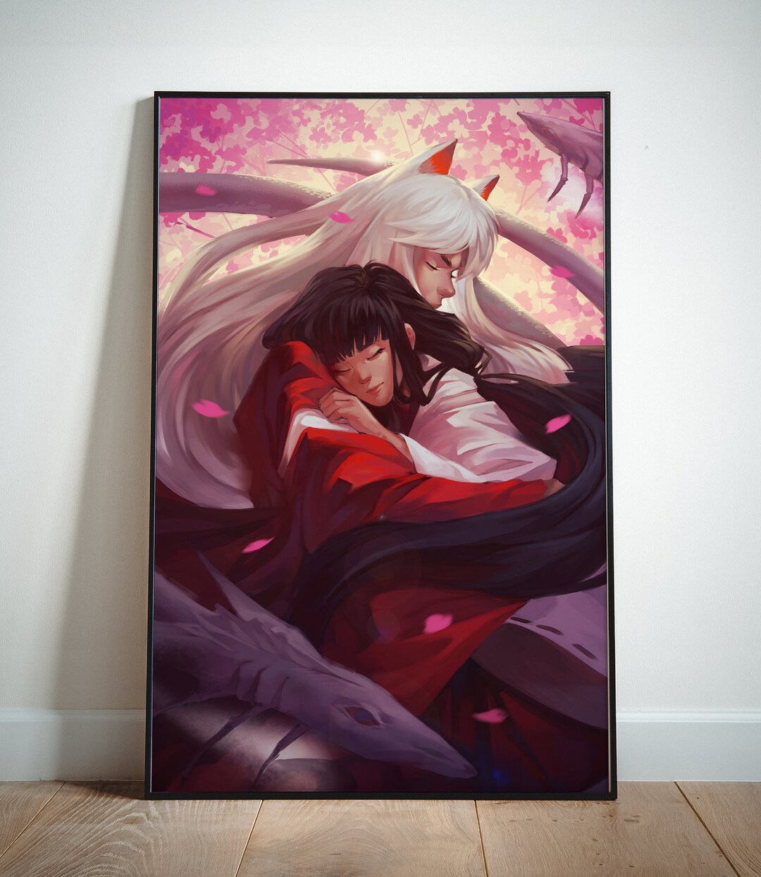 Inuyasha Posters Anime Poster Vintage Retro Art Print Anime - Etsy