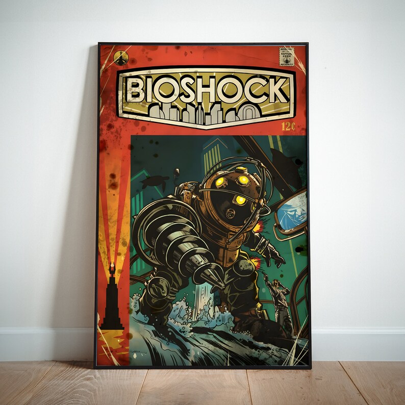 Bioshock Poster, Game Posters, Canvas Wall Art, High Quality Print ...