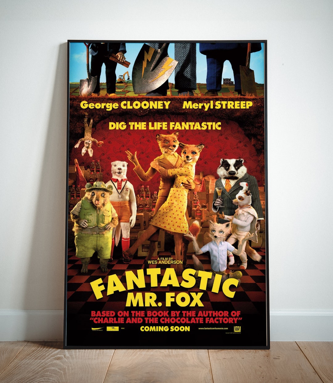 Fantastic Mr.fox Posters Movie Posters Canvas Wall Art High - Etsy