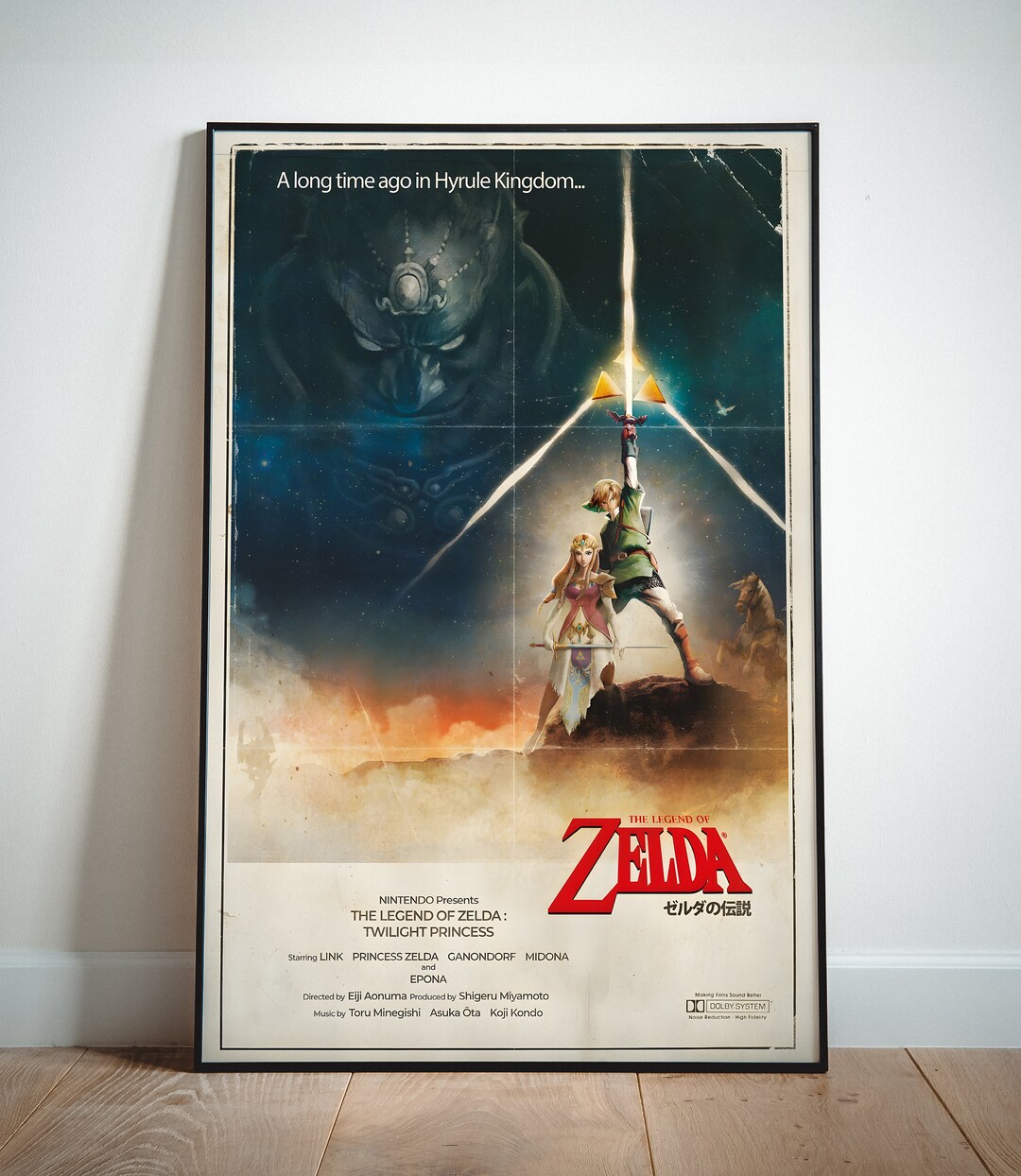The Legend of Zelda Posters Game Posters Canvas Wall Art - Etsy