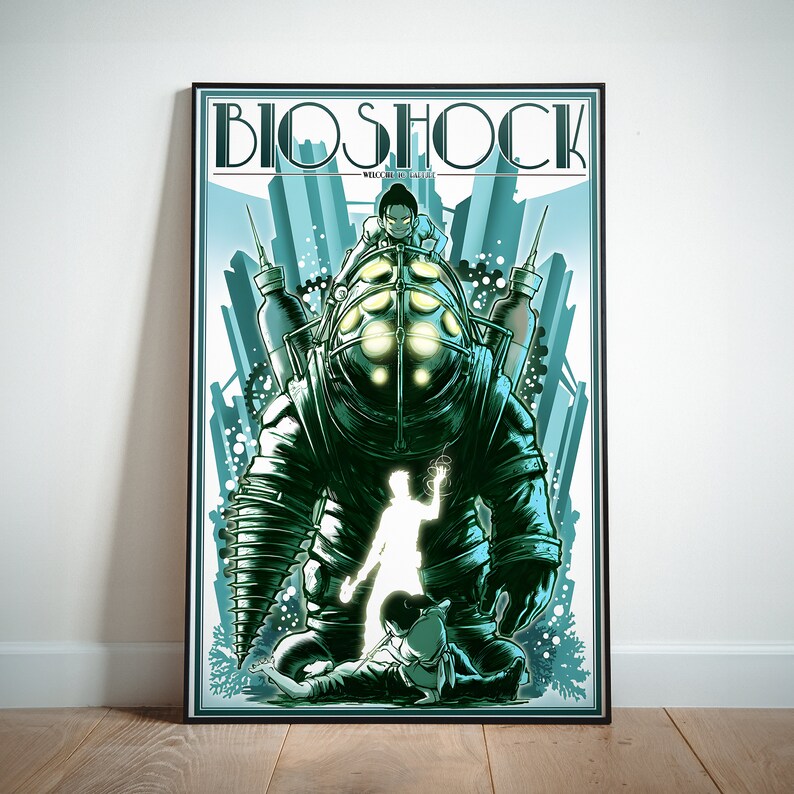Bioshock Poster, Game Posters, Canvas Wall Art, High Quality Print ...