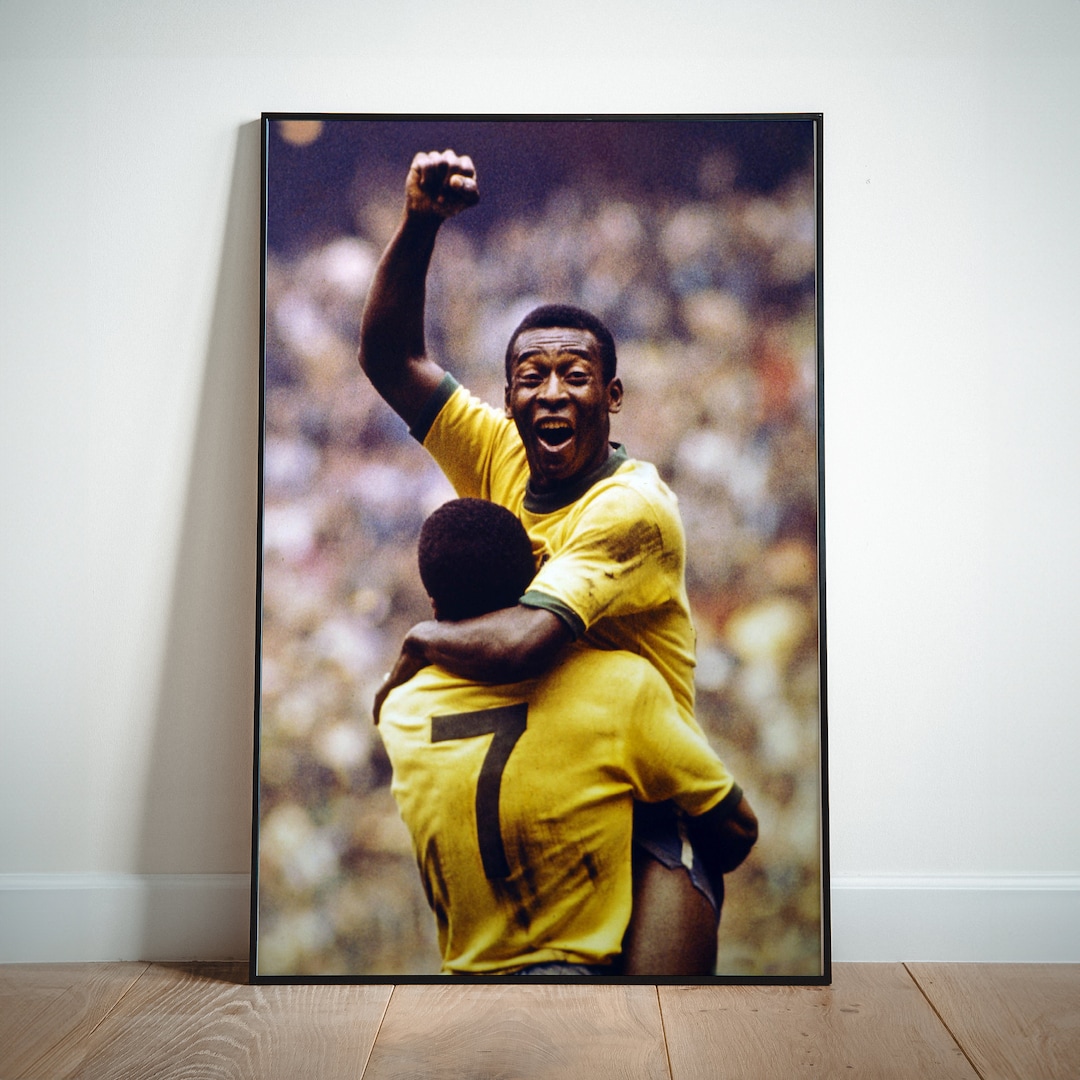 Pele Poster Football Wall Art Canvas Wall Art High Quality - Etsy