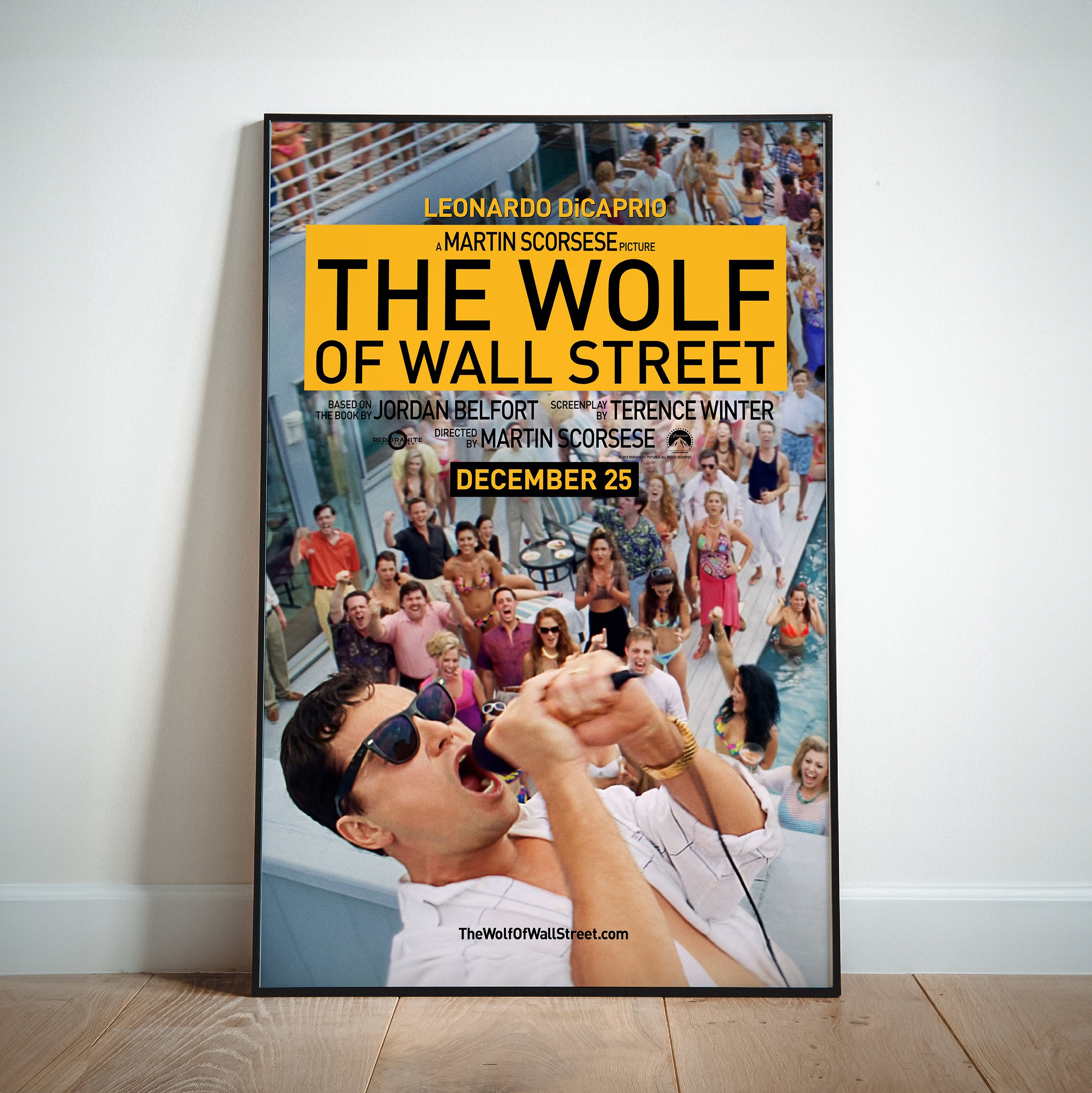 Wolf Of Wall Street Movie Poster