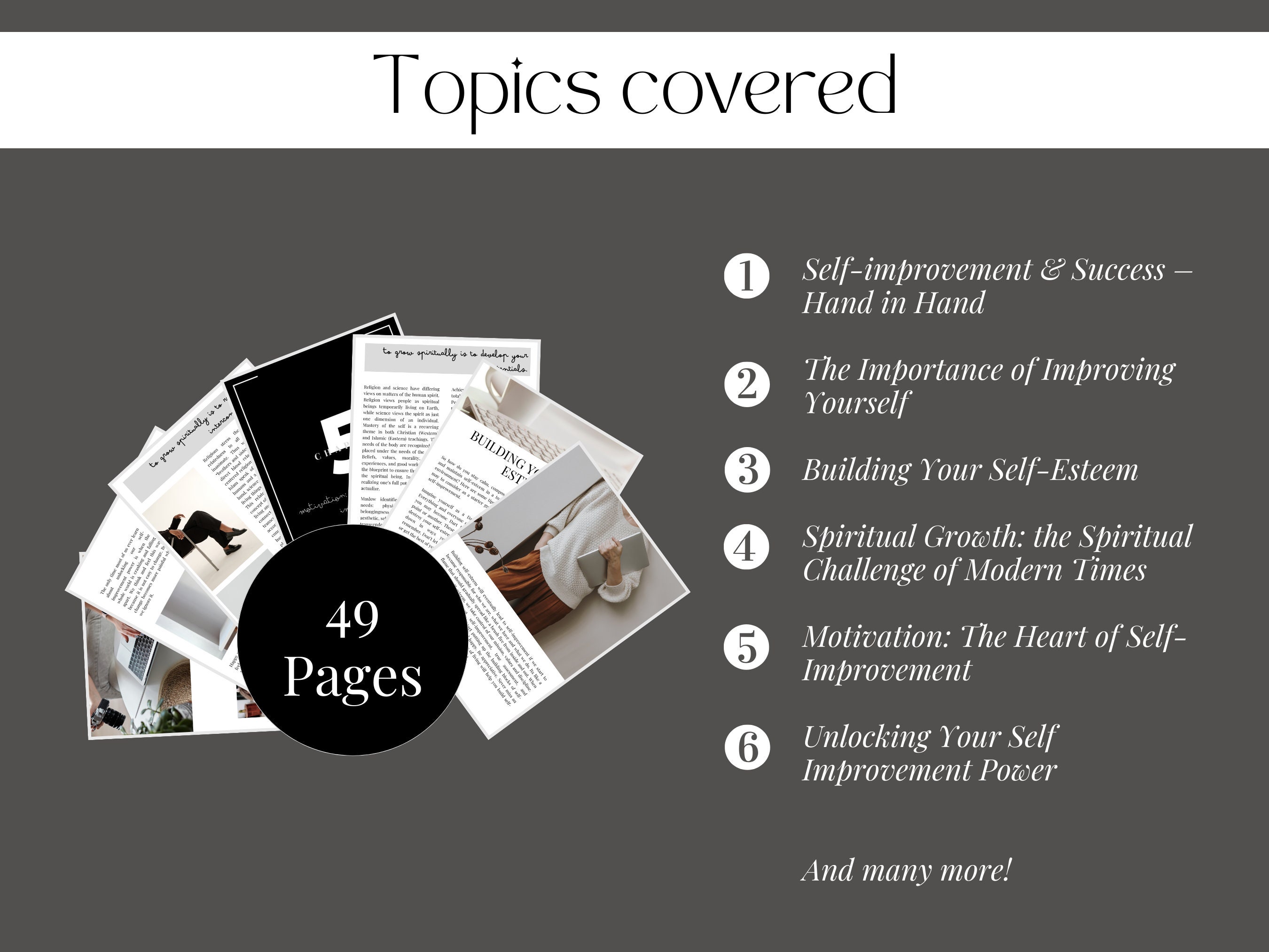 The Self-improvement Ebook | Done for You Ebook | Editable Rebrandable ...