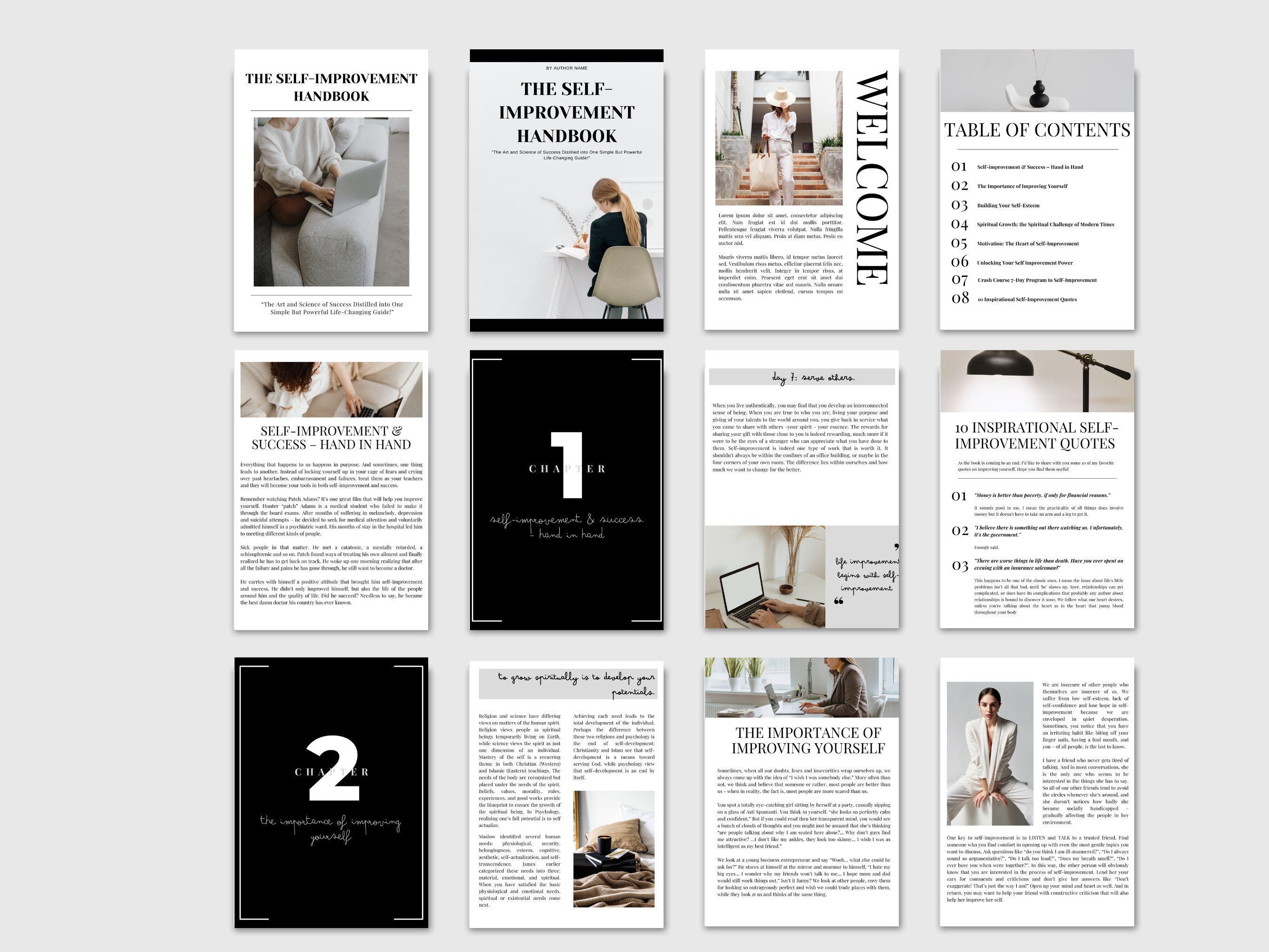 The Self-improvement Ebook | Done for You Ebook | Editable Rebrandable ...