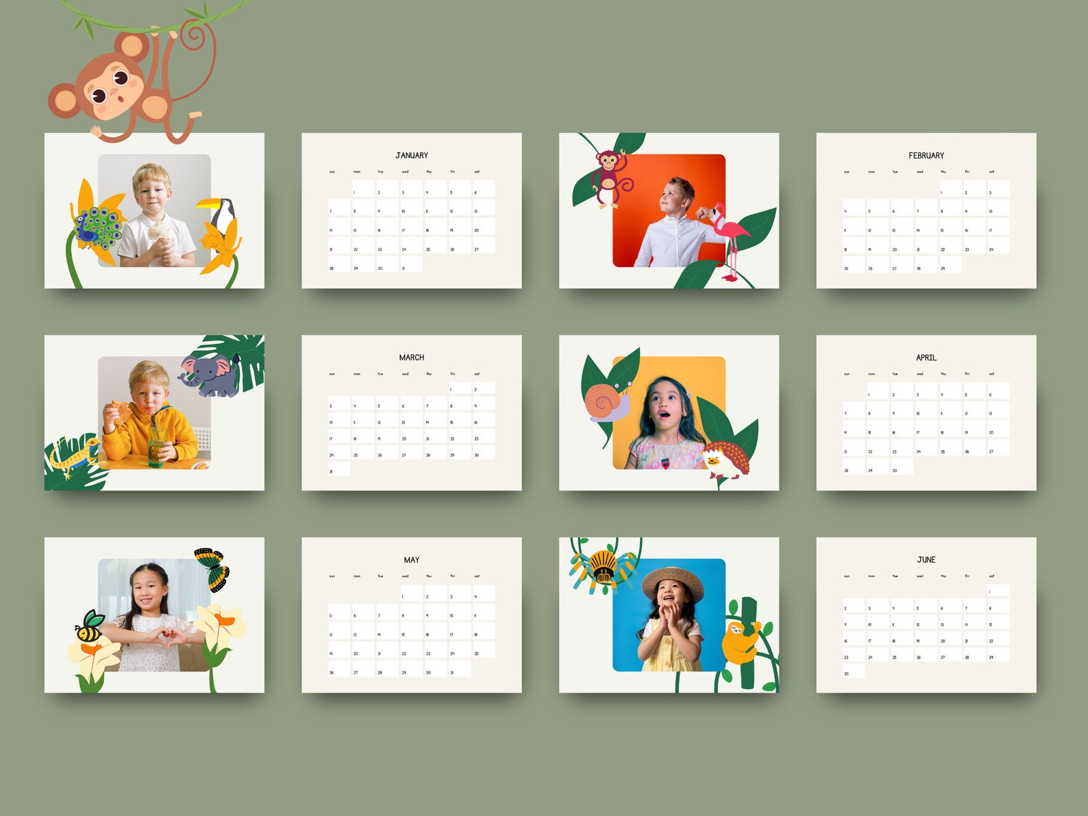 Printable Calendars, Printable Kids Calendars, 2024 Calendars ...