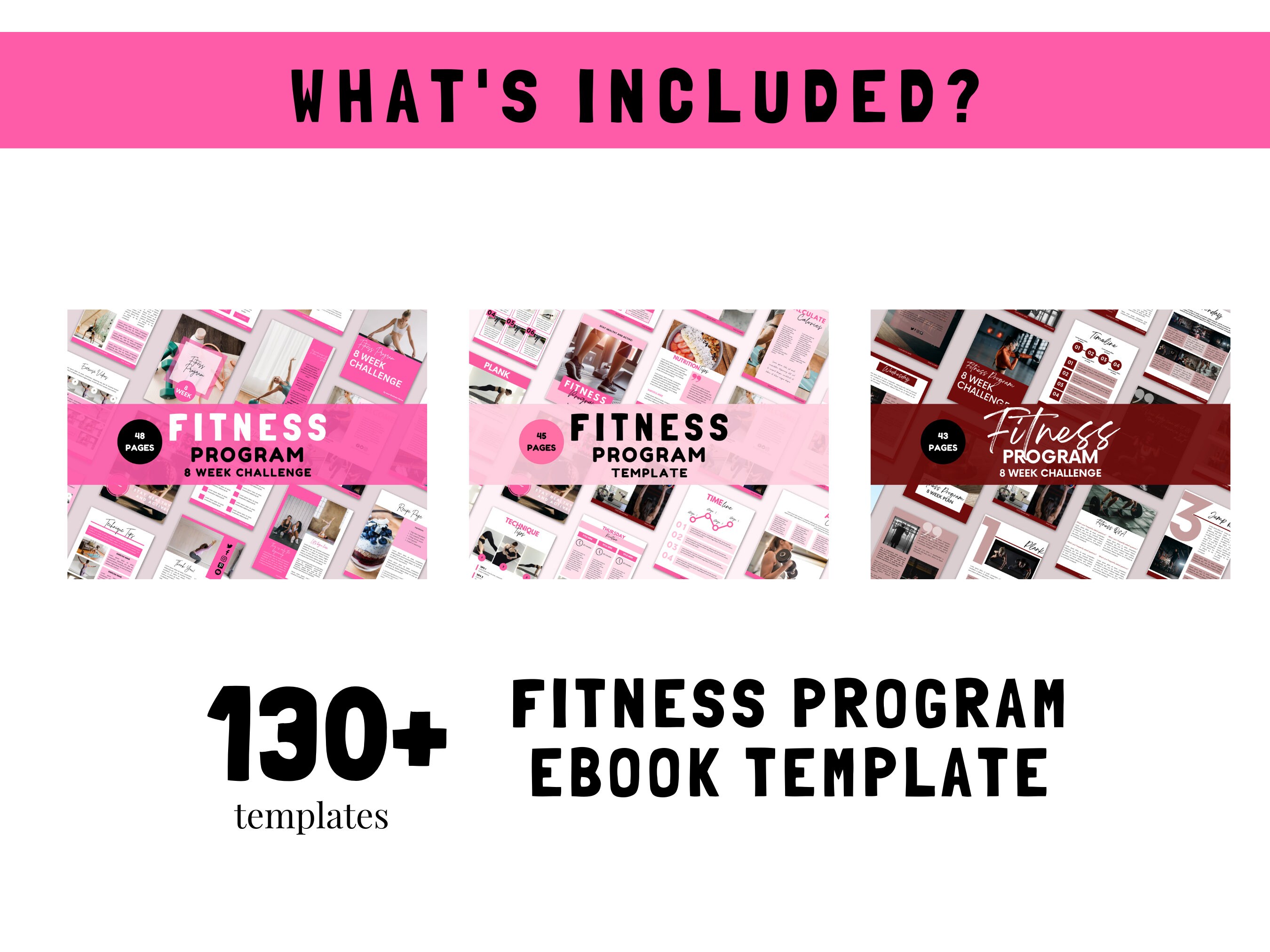 500+ Fitness Nutrition Template BUNDLE | Personal Trainer Template ...