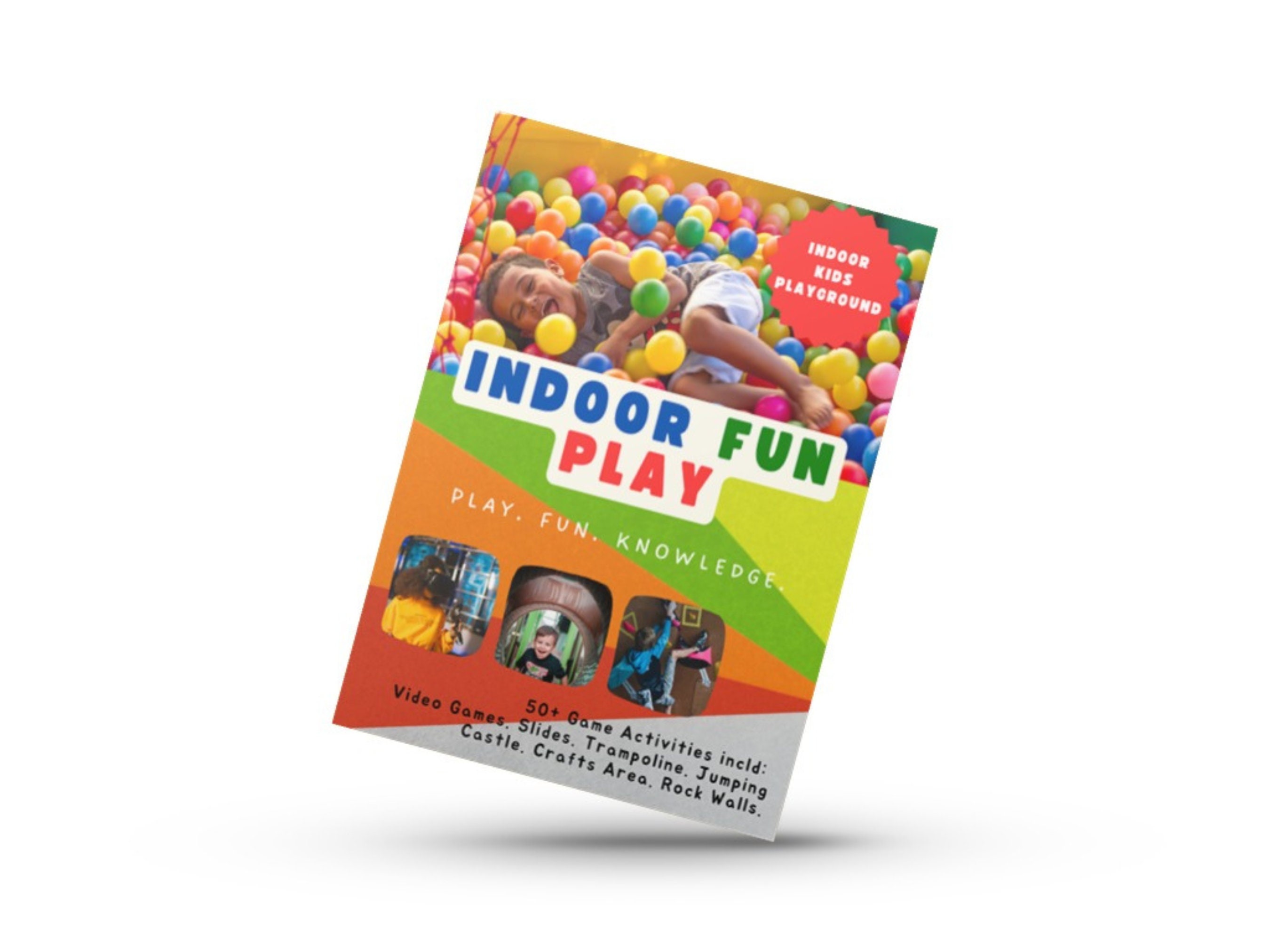 Kids Indoor Playground Flyer | Play Gym Event, Canva Template (digital ...