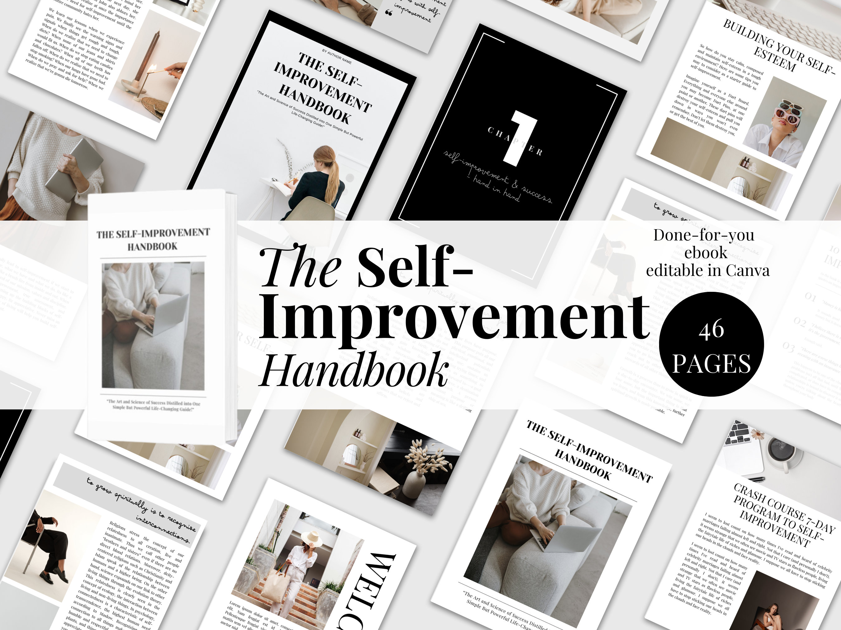 The Self-improvement Ebook | Done for You Ebook | Editable Rebrandable | Lead Magnet ...