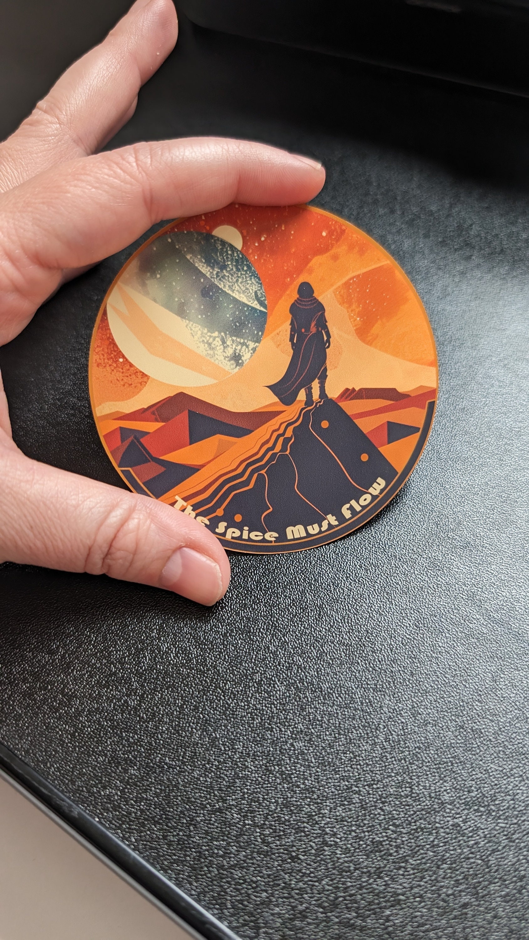 Dune Sticker Frank Herbert Sticker Sci-fi Sticker the Spice Must Flow ...