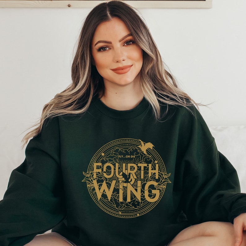 Fourth Wing Sweatshirt, Fourth Wing Shirt, Rebecca Yarros Shirt, Dragon ...