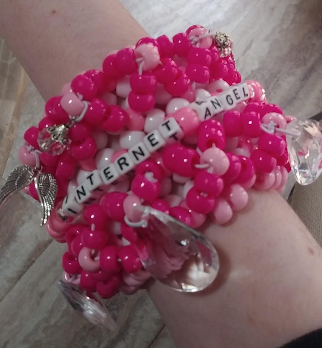 Needy Streamer Overload Inspired internet Angel Kandi Rotating Cuff - Etsy