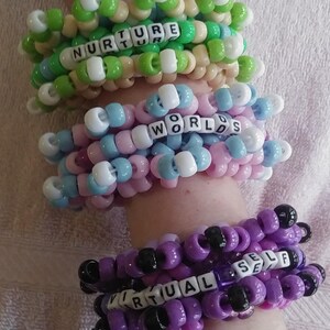 Porter Robinson Kandi Mini Rotating Cuffs - Etsy