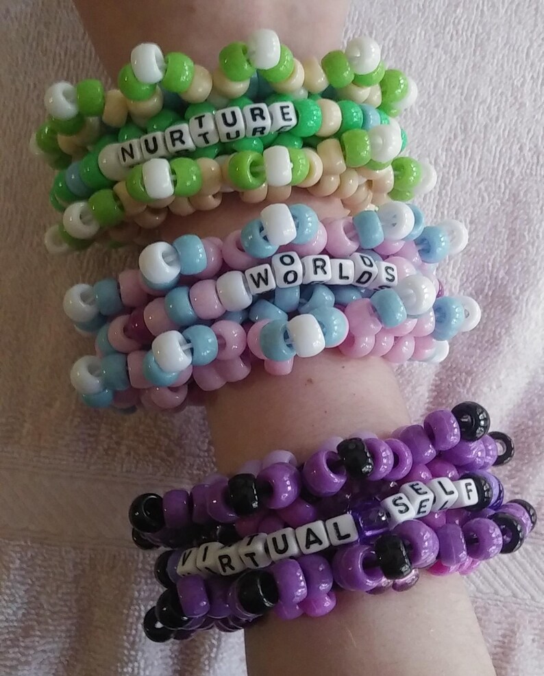 Porter Robinson Kandi Mini Rotating Cuffs - Etsy
