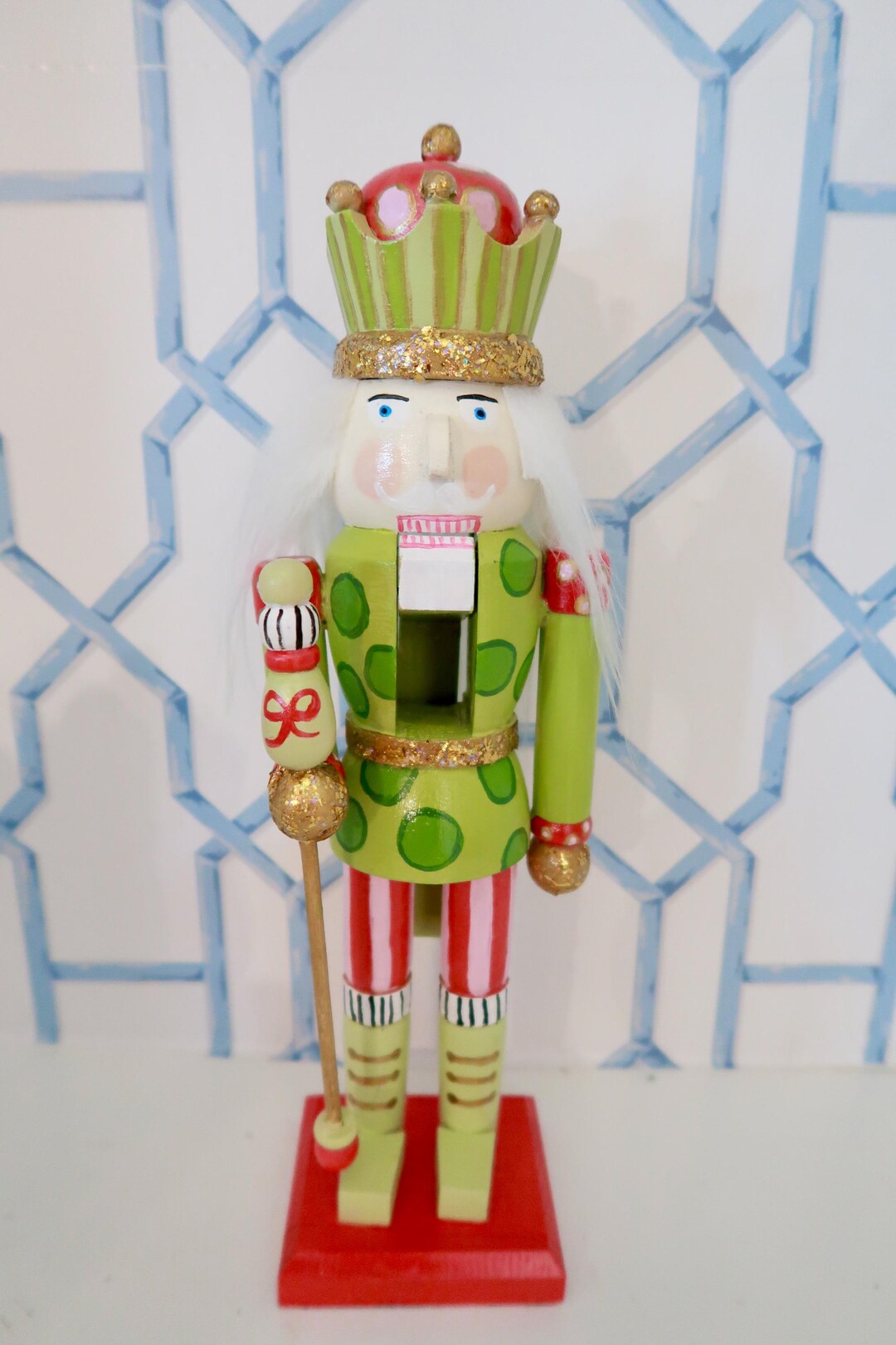 Peppermint Pop Nutcracker - Etsy