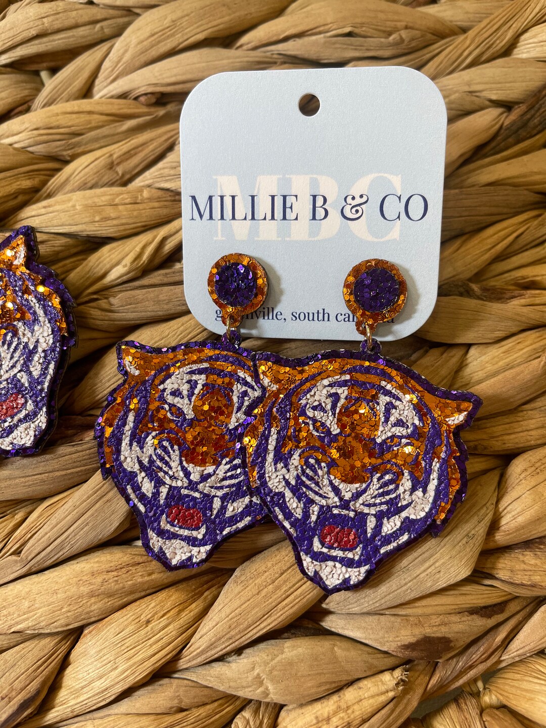 Glitter Tiger Heads - Etsy