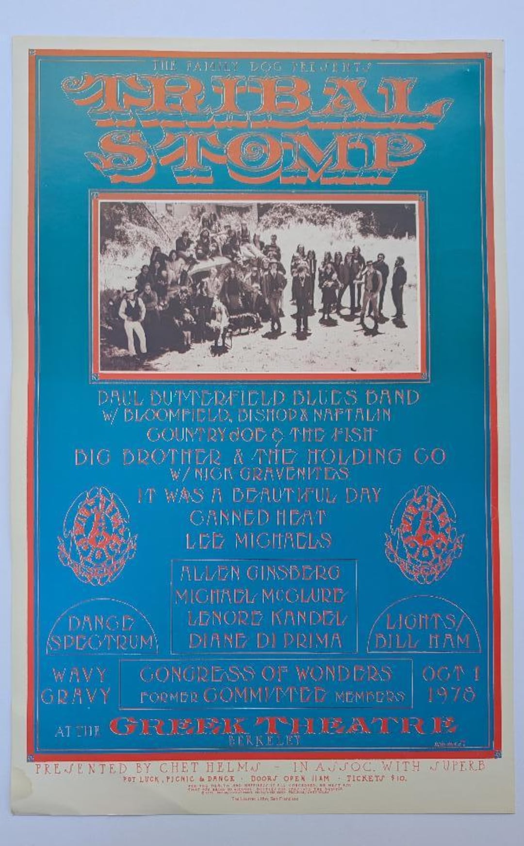Original Vintage 1978 Tribal Stomp Poster - Etsy