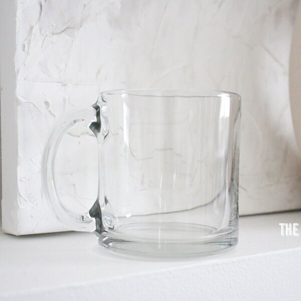 Clear Glass Mug - Etsy