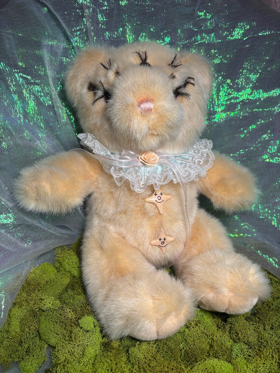 Peach the Teddy Bear - Etsy
