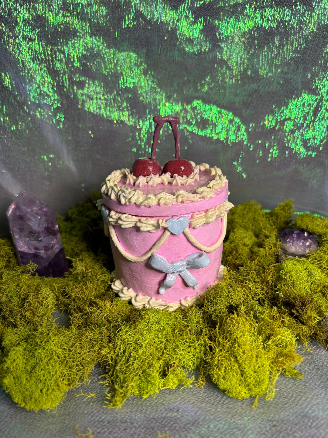 Cherry Cake Trinket Box - Etsy