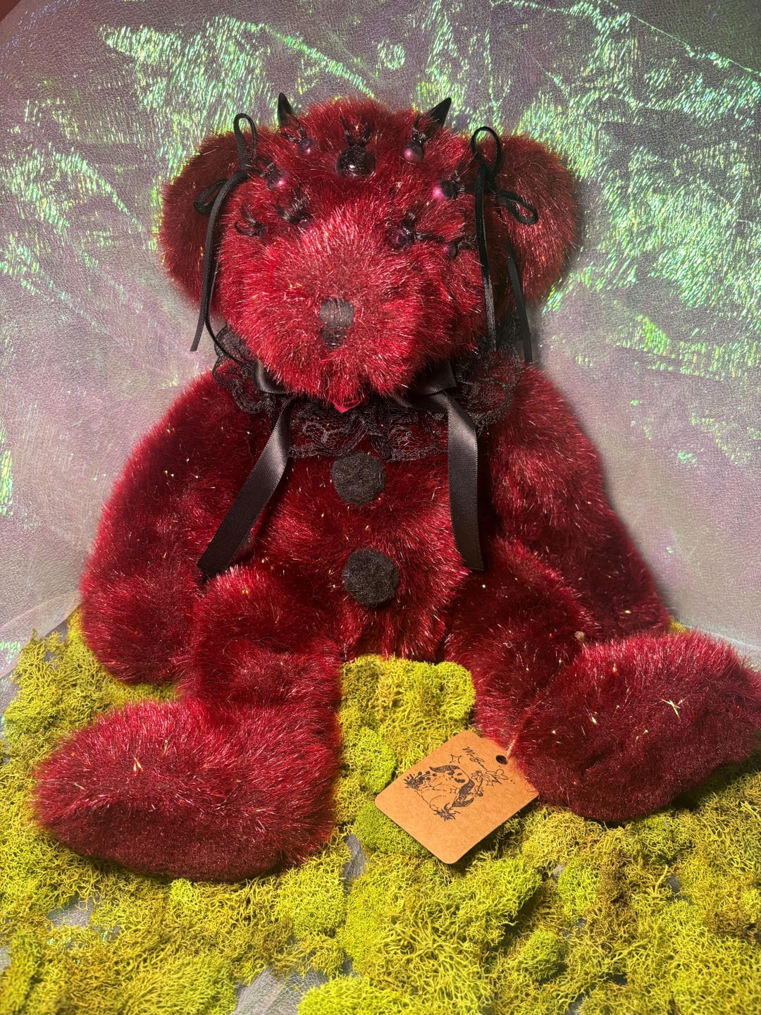 Pia the Demon Teddy - Etsy