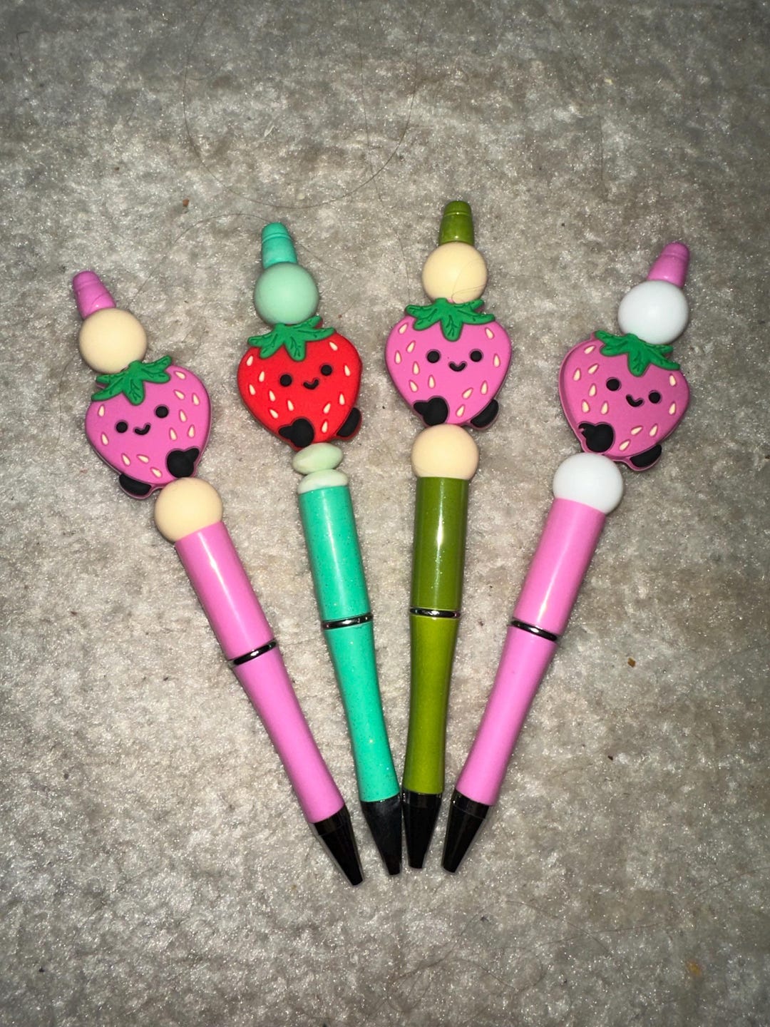 Strawberry Pens - Etsy
