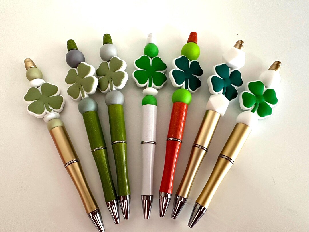 Four Leaf Clover St. Patrick's Day Pens - Etsy